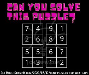 20+ Best Puzzles For Whatsapp Which Boost Your Brain Power