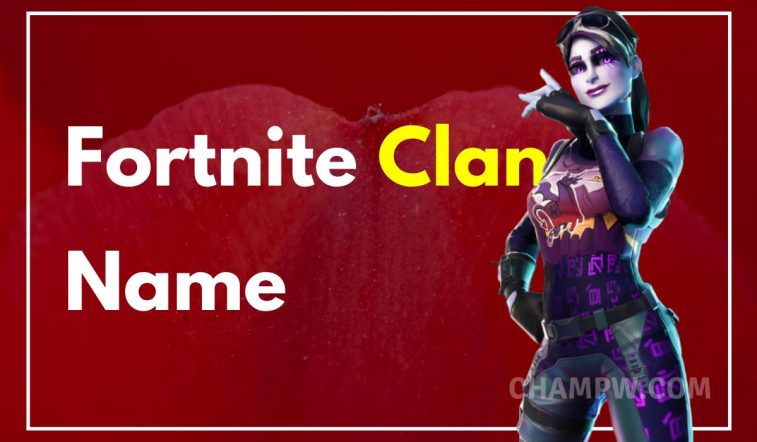 750+ Best Fortnite Clan Names Ideas For Your Squad