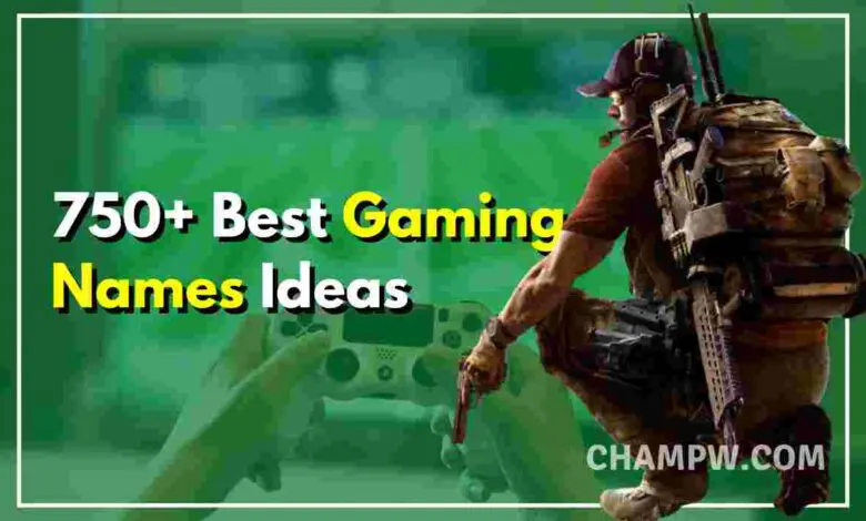 750+ Best Gaming Names Ideas | Cool Names For Games