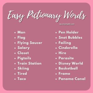 650+ Wonderful Pictionary Words For Kids And Adults In 2025