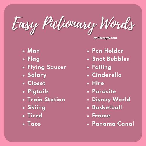 650 Wonderful Pictionary Words For Kids And Adults In 2024 650 Wonderful Pictionary Words For Kids And Adults In 2024
