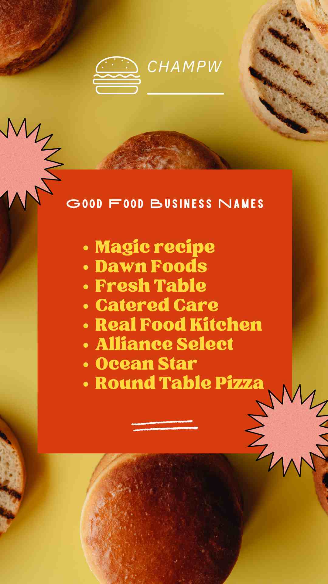 550+ Food Business Names That Are Creative & Catchy