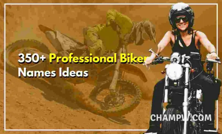 350+ Professional Biker Names Ideas For Road Hunters