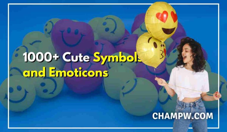 1000+ Cute Symbols & Emoticons | Cute Symbol Faces [Added]