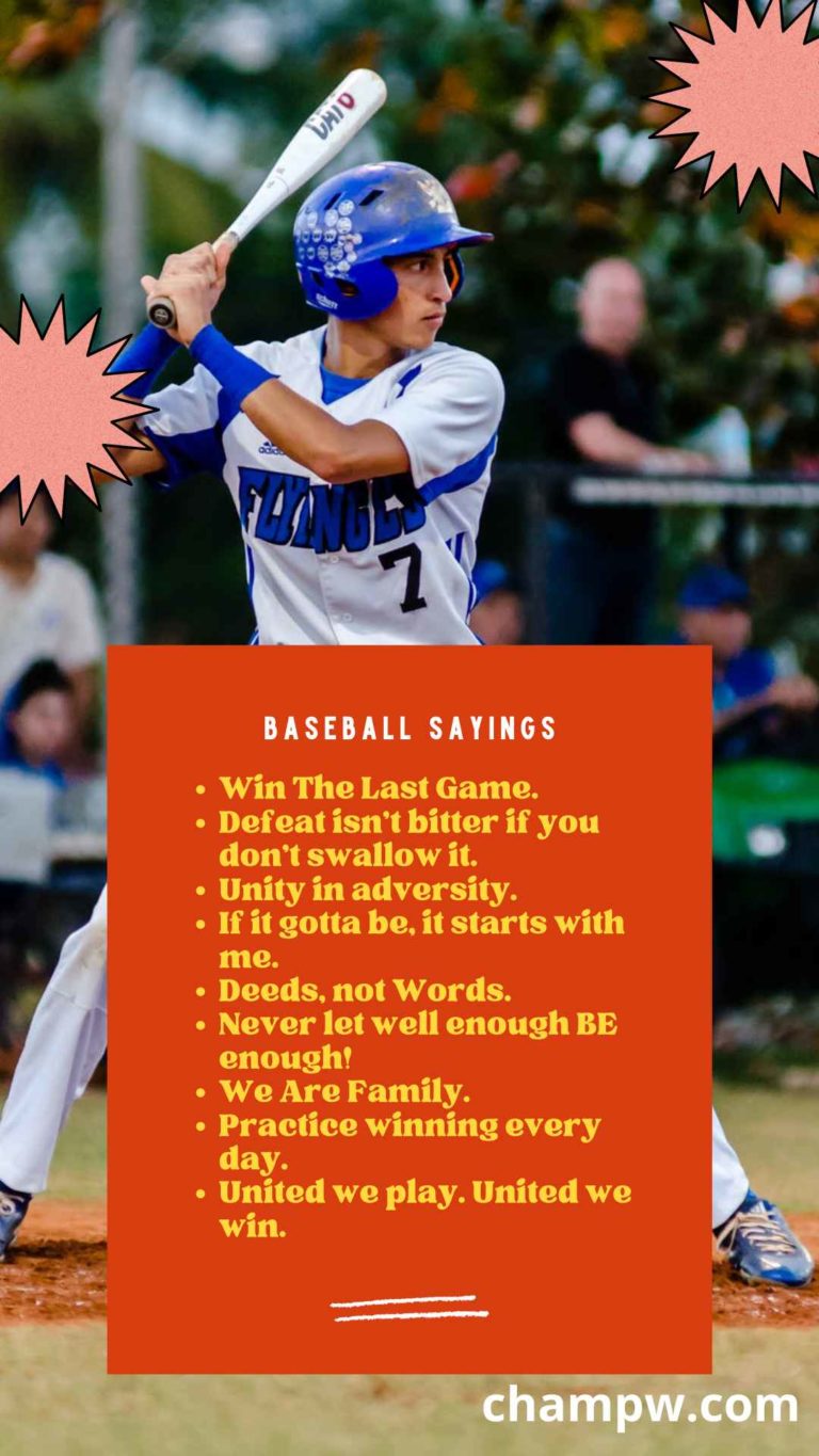 250+ Creative Baseball Sayings ,Slogans, Phrases & Mottos
