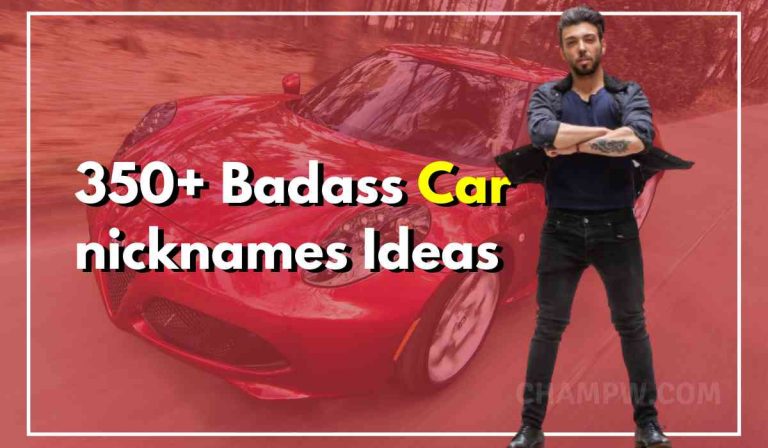350+ Badass Car Nicknames Based On Color And Style