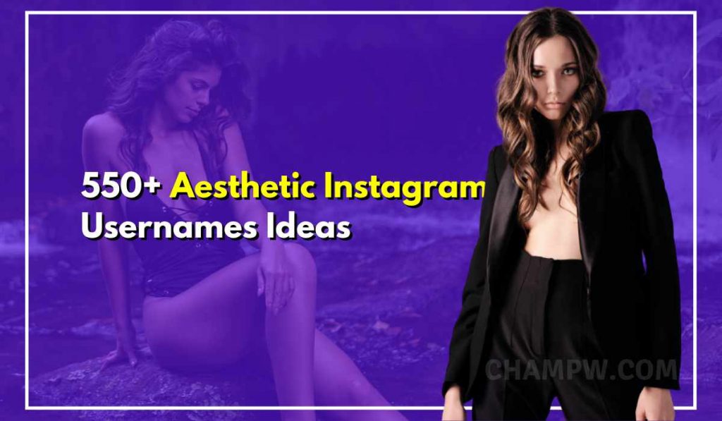 550+ Aesthetic Instagram Usernames That Absolutely Stand Out