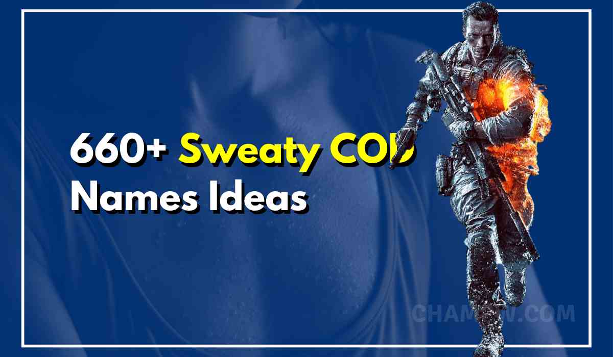 660 Sweaty COD Names That Sounds Cool Creative