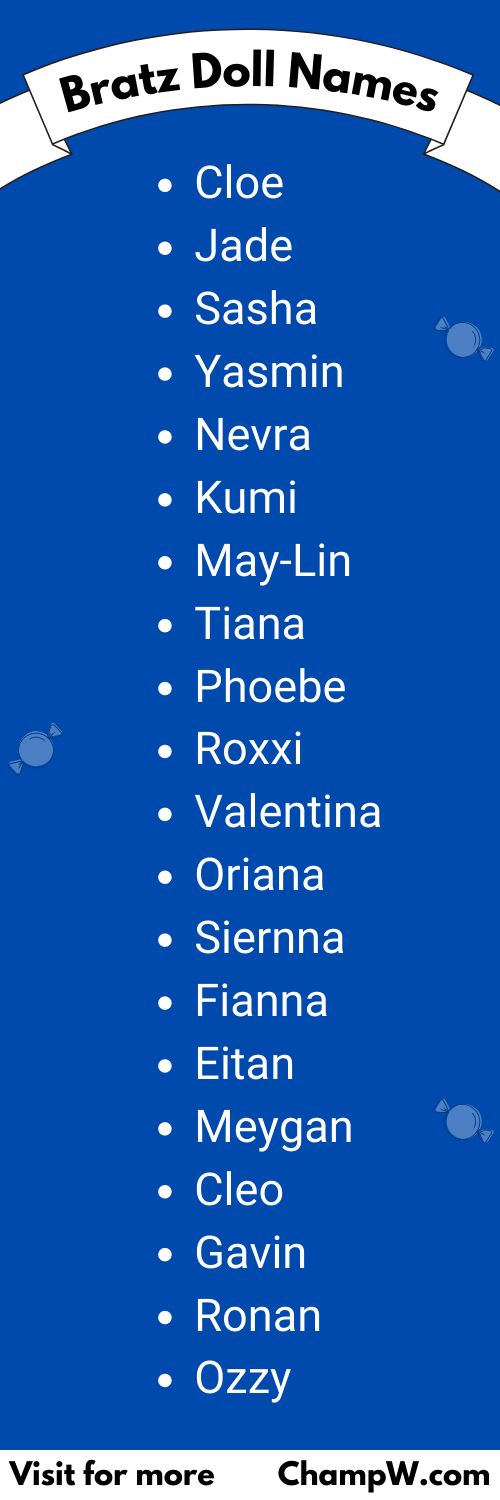 Bratz Doll Names - A Name That Is Perfect For Your Baby Girl