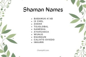 550+ Best Shaman Names From Around The World