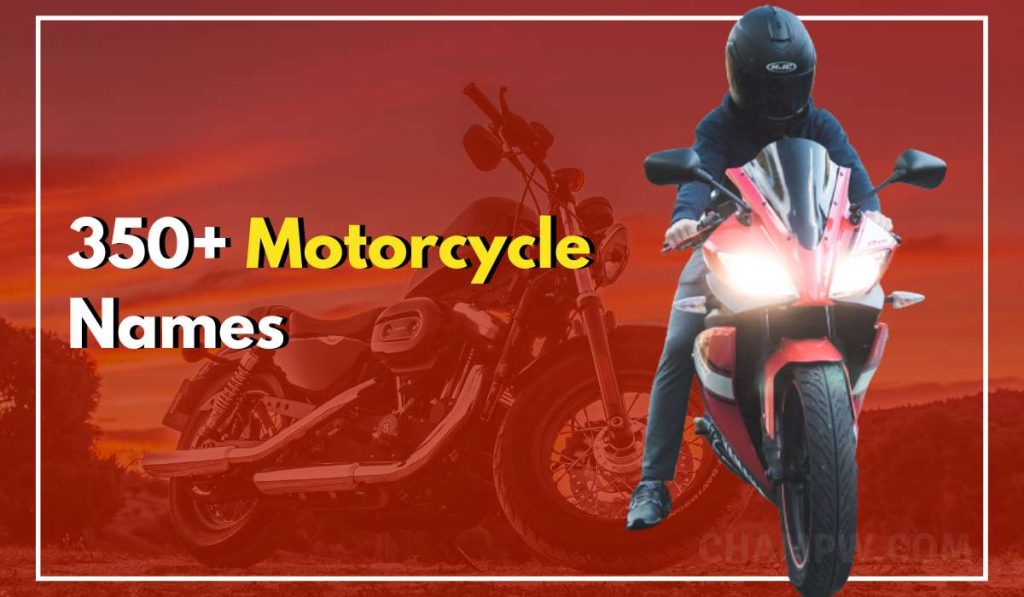 350+ Motorcycle Names That Resonate With Riders
