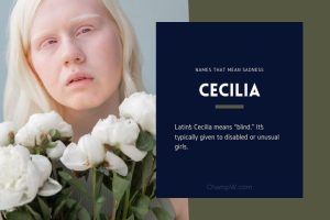 350+ Names That Mean Sadness Shows Your Emotional Outlook