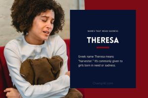 350+ Names That Mean Sadness Shows Your Emotional Outlook