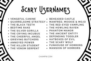 150+ Scary Usernames Horrifying Ideas You Never Heard Before