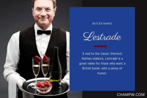 120+ Butler Names That Are Unique & Meaningful