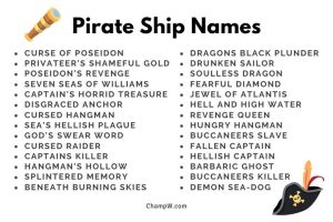 250+ Popular Pirate Ship Names Inspired From Hollywood