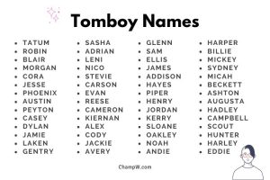 100+ Unique Tomboy Names Ideas For Your Masculine Brave Girl