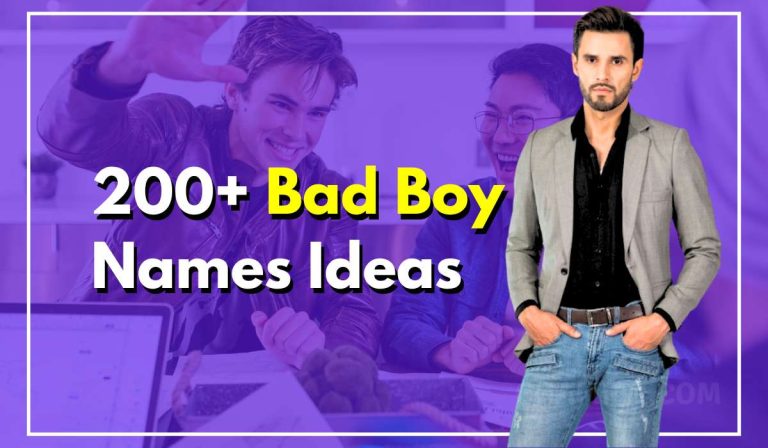 200+ Bad Boy Names For Brave Personality - ChampW