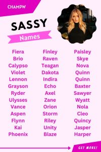 100 Sassy Names For Babies With Strong Future