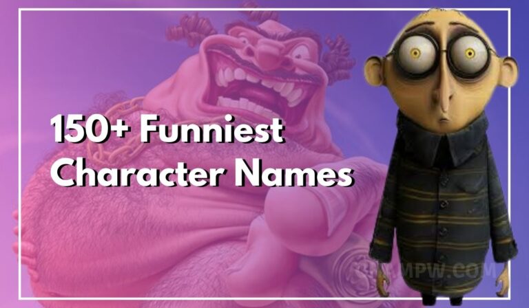 150+ Funniest Character Names For Writers And Gamers
